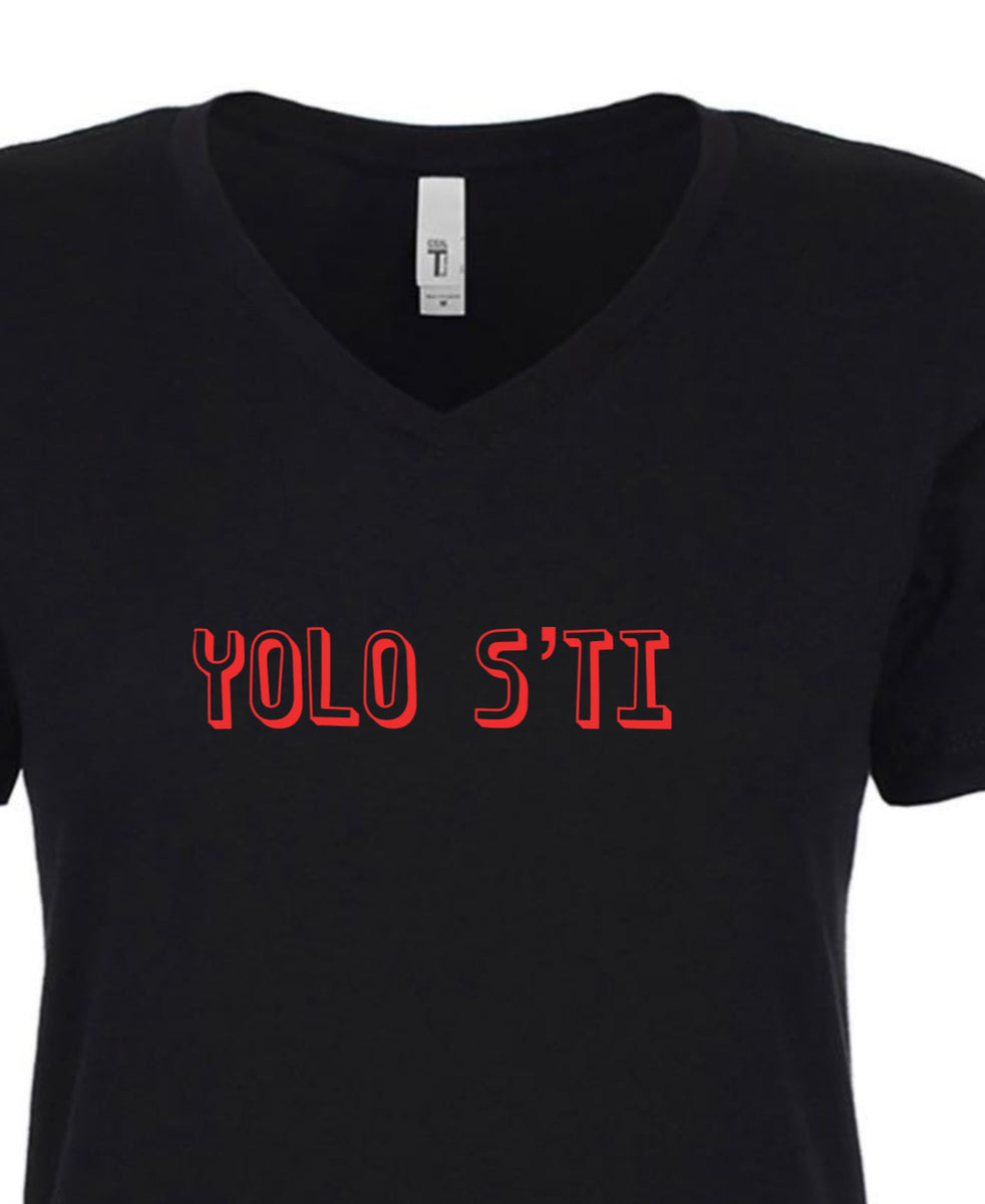 YOLO S’TI ENFANT/ADO/HOMME t-shirt – Mère ordinaire